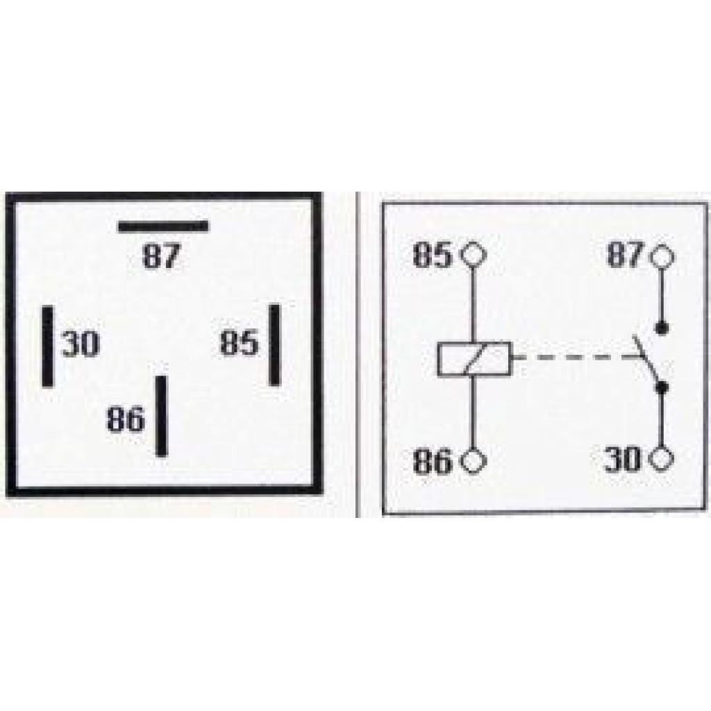 Relay 4-pin 24v 30A - Automobile Relay Wire Car Auto Van Bike Wiring ...