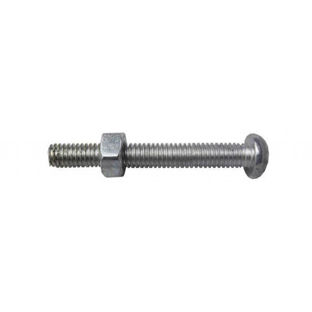2BA x 1" Screws and Nuts (100 prs) - Slotted Roundhead